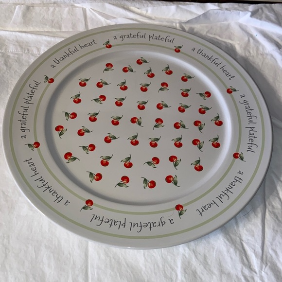 Hallmark | Kitchen | Vintage Hallmark Cake Platecherry Serving ...